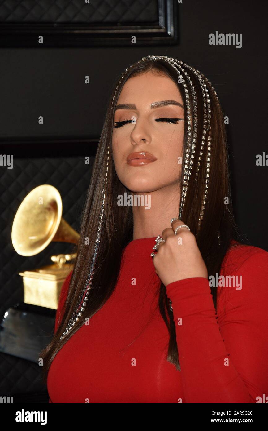 Los Angeles, CA. 26th Jan, 2020. Njomza at arrivals for 62nd Annual ...