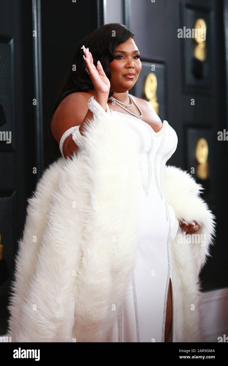 Lizzo 2020 grammy awards hi-res stock photography and images - Alamy