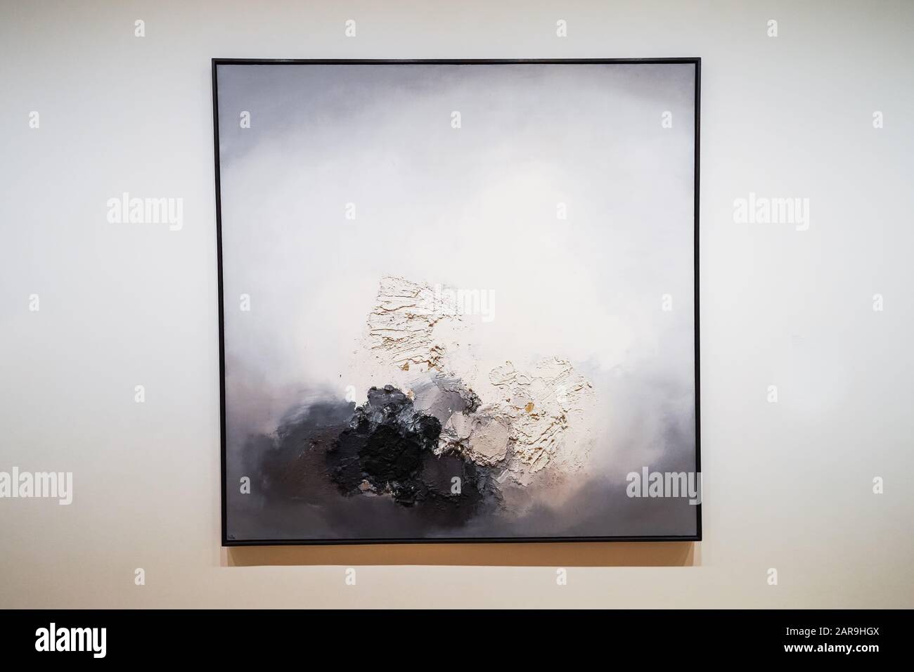 Luis Feito spanish abstract painting 1959 Stock Photo - Alamy