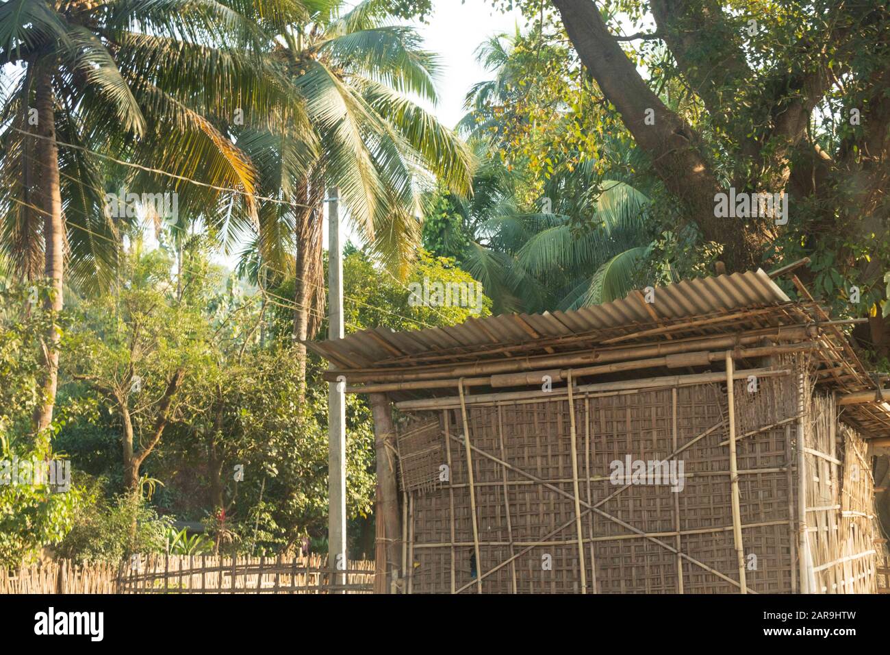 January 17, 2020: The village of Mayong near Pobitora Wildlife ...