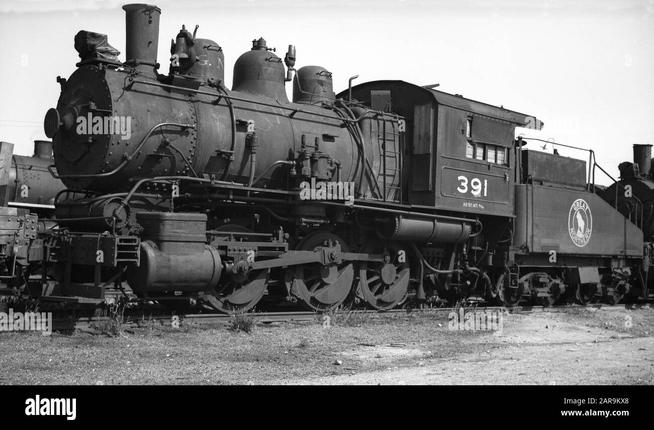 Great northern locomotive Black and White Stock Photos & Images - Alamy