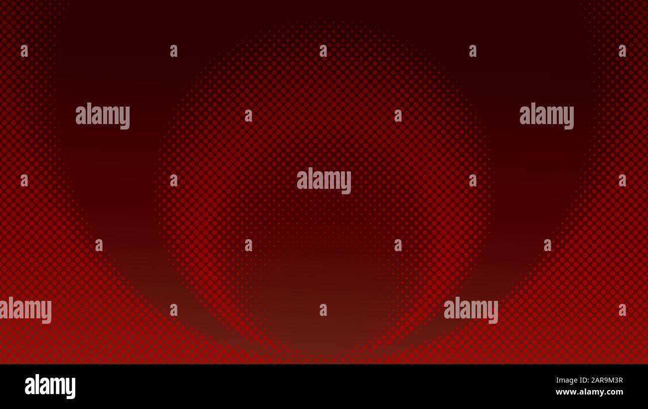 Dark Maroon Halftone Background Design Template, Pop Art, Abstract ...
