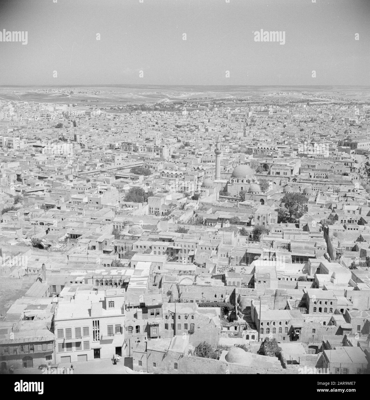 Middle East 1950-1955: Syria View of the city of Aleppo with large ...