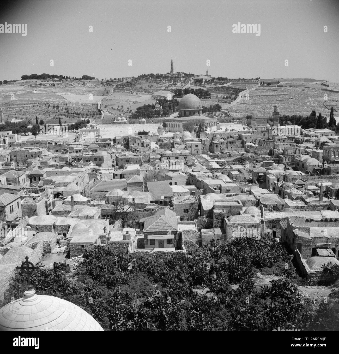 Middle East 1950-1955: Jerusalem View of the city of Jerusalem with ...