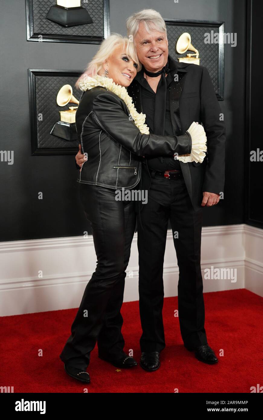 Los Angeles, Ca. 26th Jan, 2020. Tanya Tucker and Craig Dillingham at ...