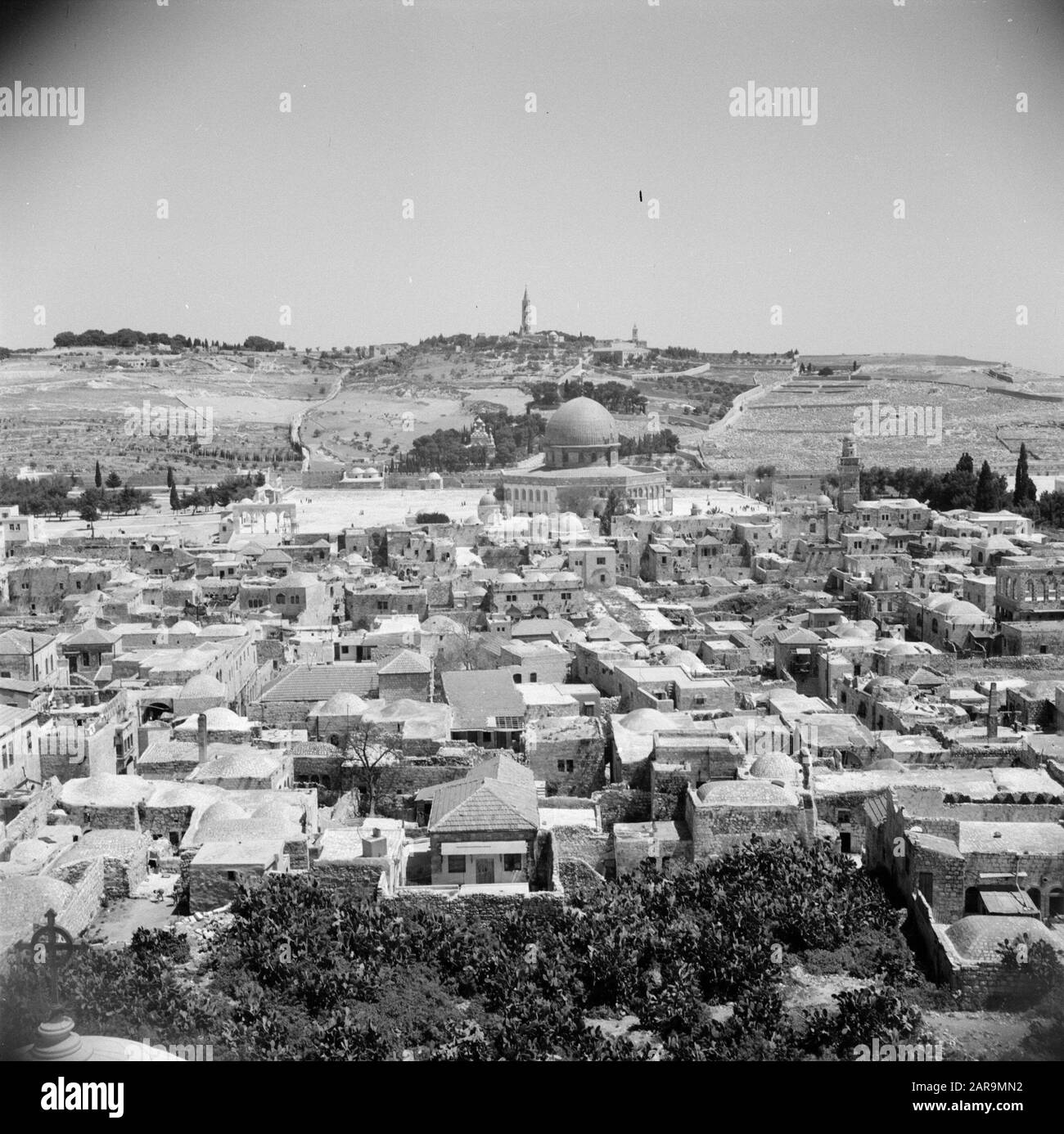 Middle East 1950-1955: Jerusalem View of the city of Jerusalem with the ...