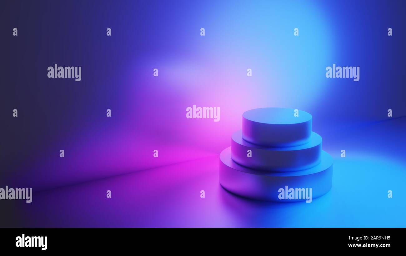 Product display stand for display of content design. Abstract fashion ...
