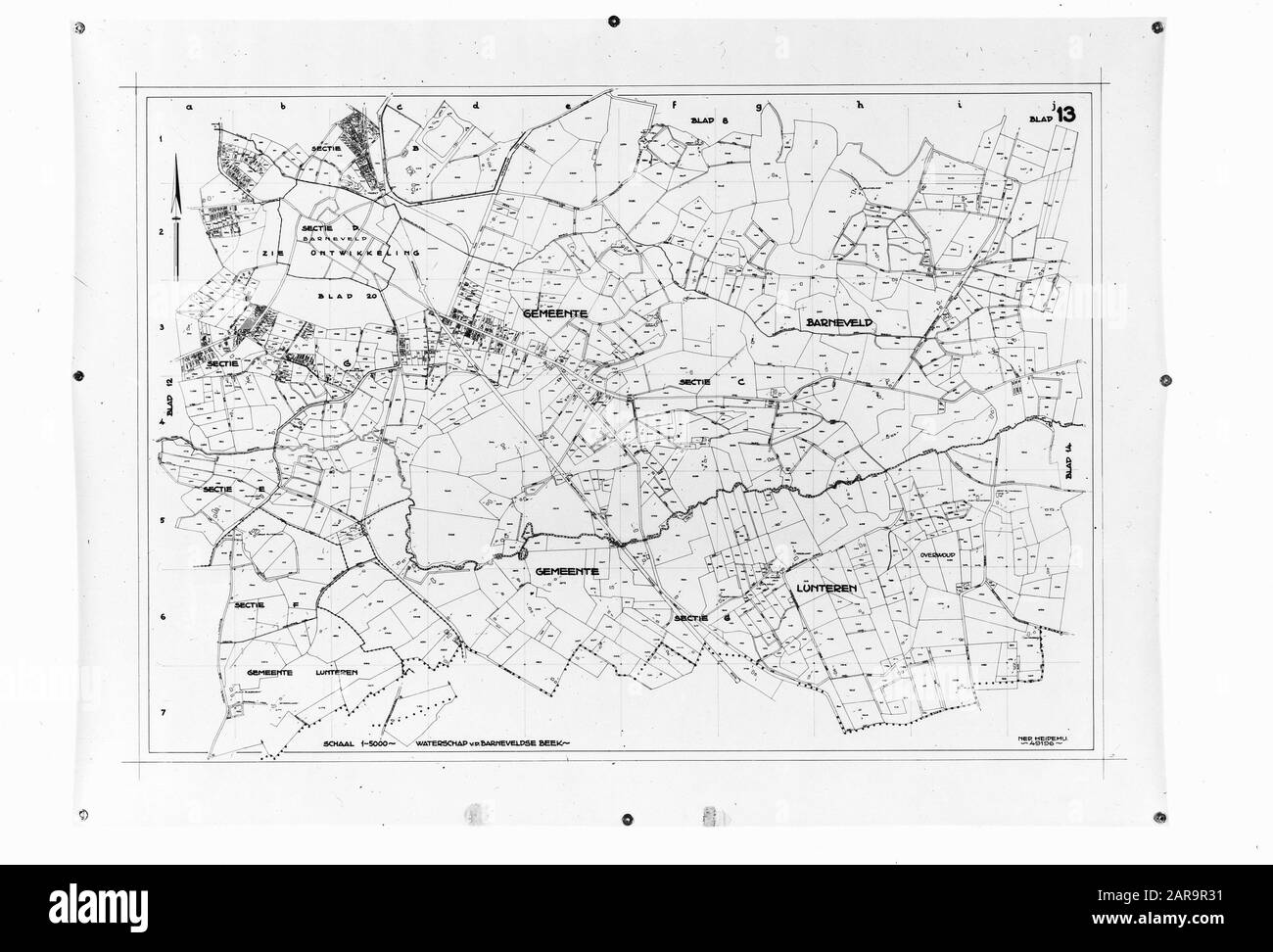 waterboards, overview maps, Barneveldse Beek Date: undated Location ...