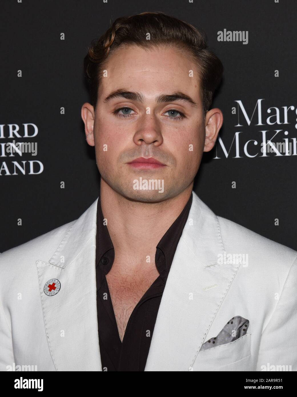 January 25, 2020, Beverly Hills, CA, USA: Dacre Montgomery attends G ...
