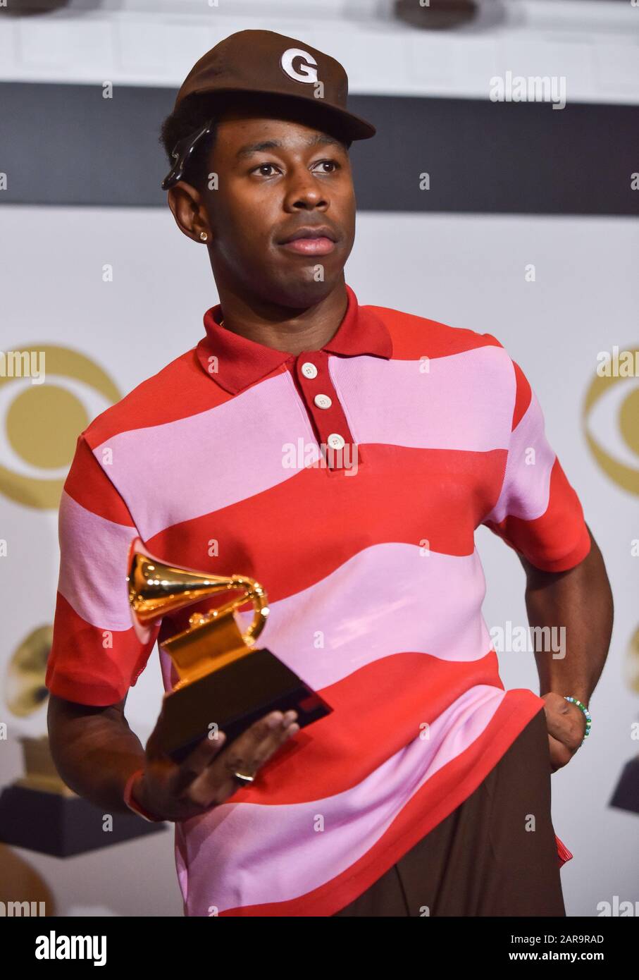 Los Angeles, CA, USA. 26th Jan 2020. Tyler, the Creator appears ...