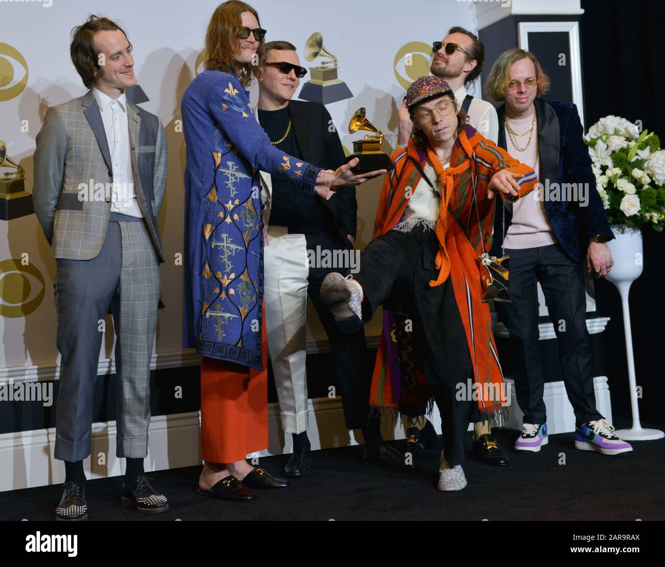 Los Angeles, CA, USA. 26th Jan 2020. (L-R) Nick Bockrath, Daniel ...