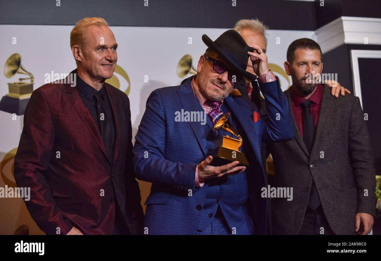 Los Angeles, CA, USA. 26th Jan 2020. (L-R) Davey Faragher, Elvis ...
