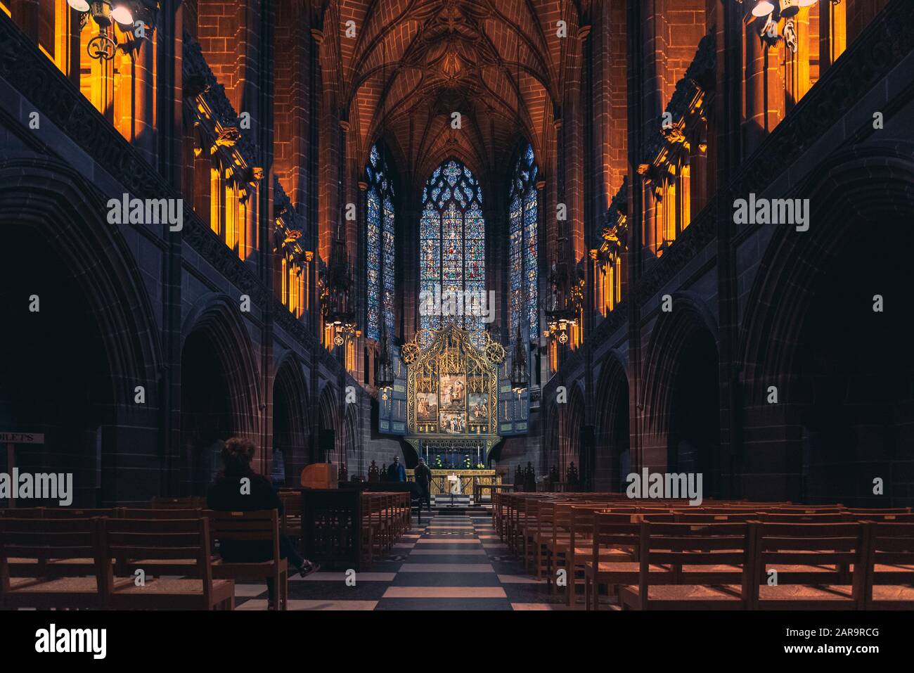 LIVERPOOL, ENGLAND, DECEMBER 27, 2018: The Lady Chapel in Liverpool ...