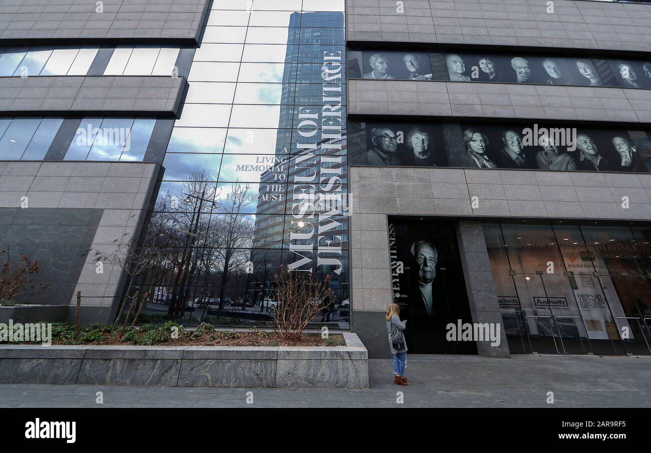 An Exterior view of the Museum of Jewish Heritage "A Living Memorial To ...
