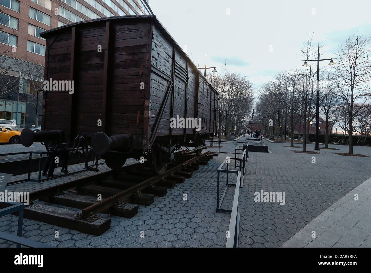 A view of a German made Model 2 freight car made between 1910 and 1927 ...