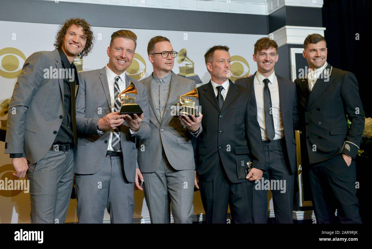 Los Angeles, CA, USA. 26th Jan 2020. Joel David Smallbone, Tedd ...