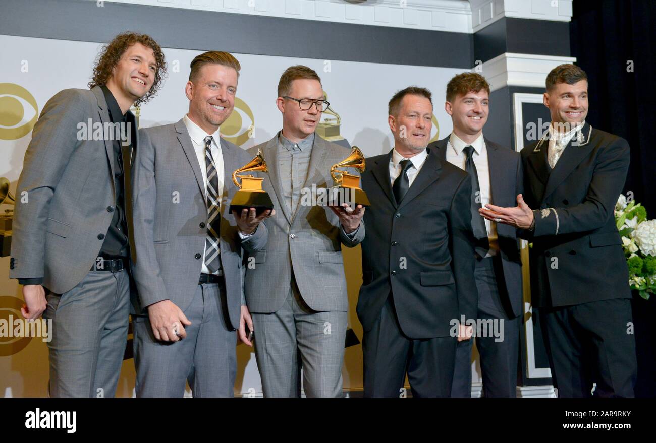 Los Angeles, CA, USA. 26th Jan 2020. Joel David Smallbone, Tedd ...