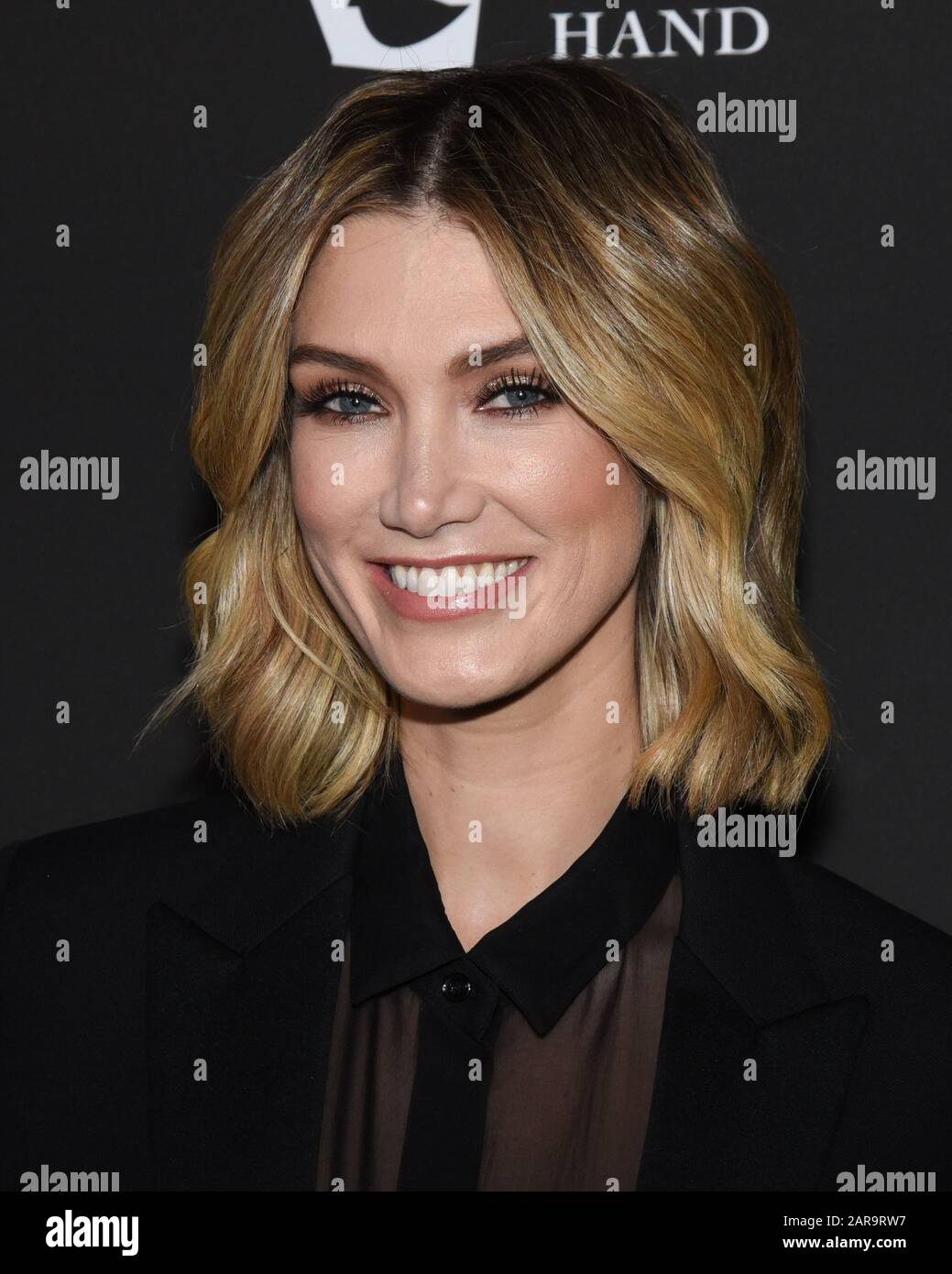 January 25, 2020, Beverly Hills, CA, USA: Delta Goodrem. G'Day USA 2020 ...