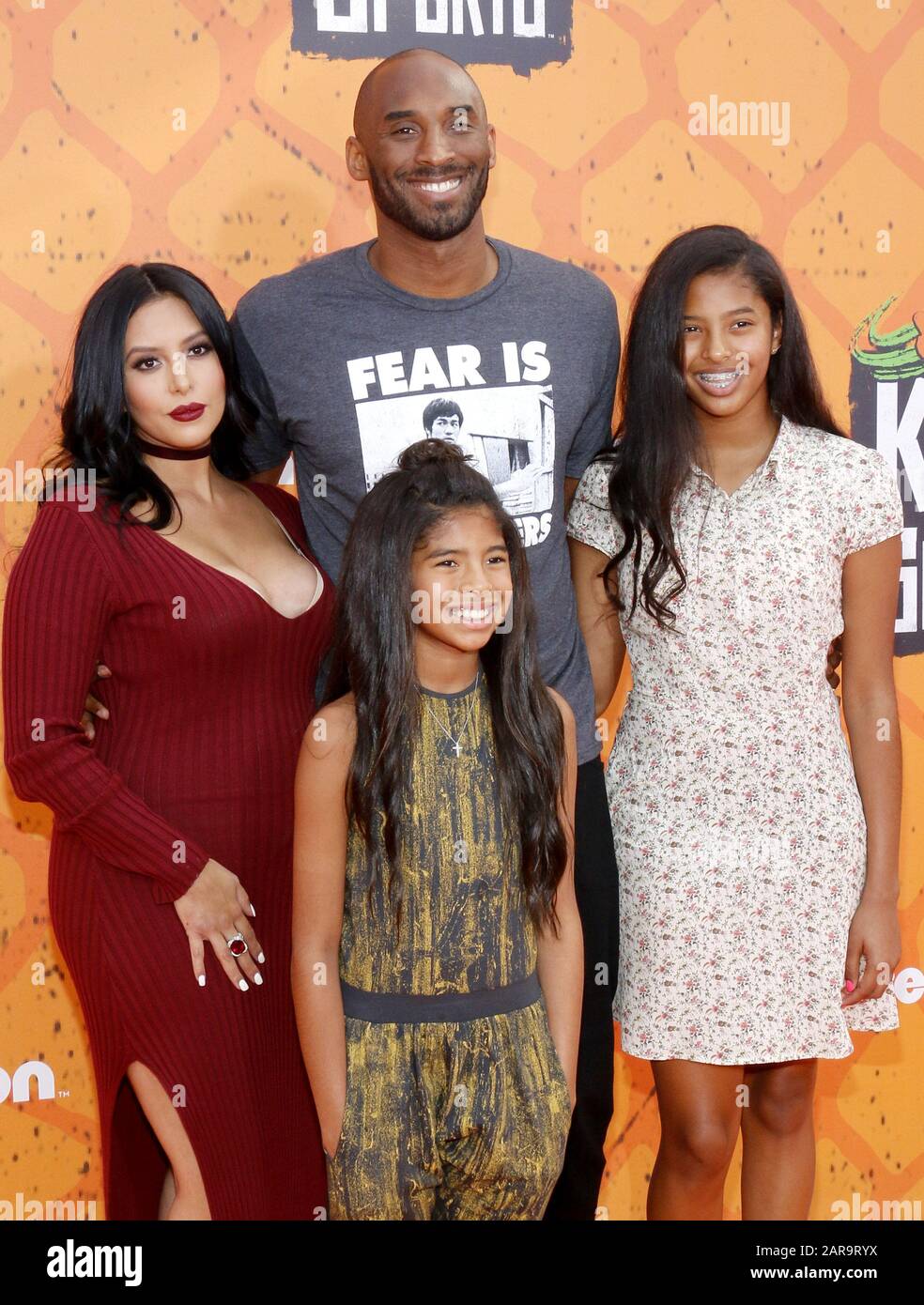 Kobe Bryant, Vanessa Bryant, Gianna Maria Onore Bryant and Natalia ...