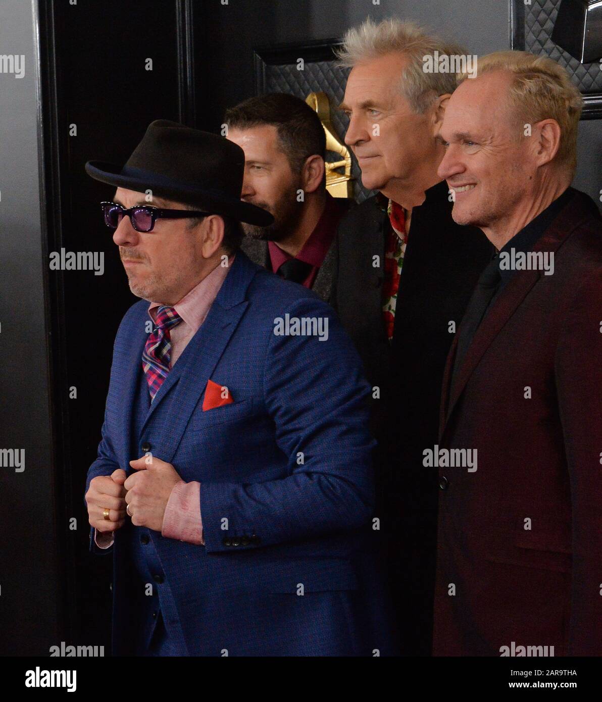 Los Angeles, CA, USA. 26th Jan 2020. Davey Faragher, Elvis Costello ...