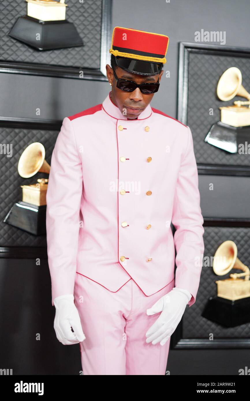 Los Angeles, Ca. 26th Jan, 2020. Tyler the Creator at the 62nd Grammy ...