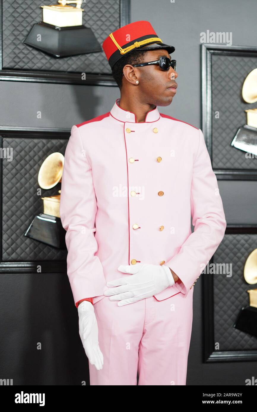 Los Angeles, Ca. 26th Jan, 2020. Tyler the Creator at the 62nd Grammy ...