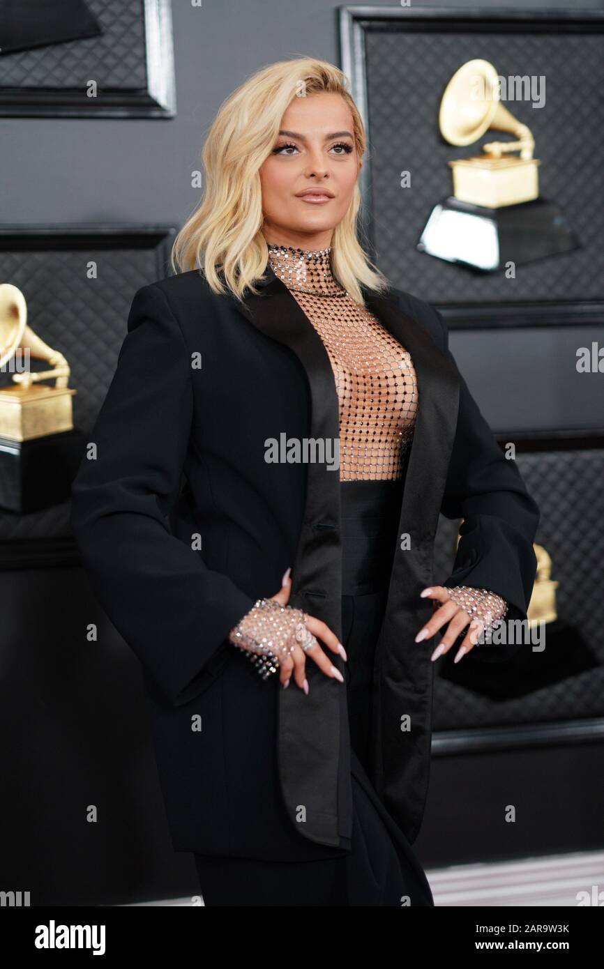 Los Angeles, Ca. 26th Jan, 2020. Bebe Rexha at the 62nd Grammy Awards ...