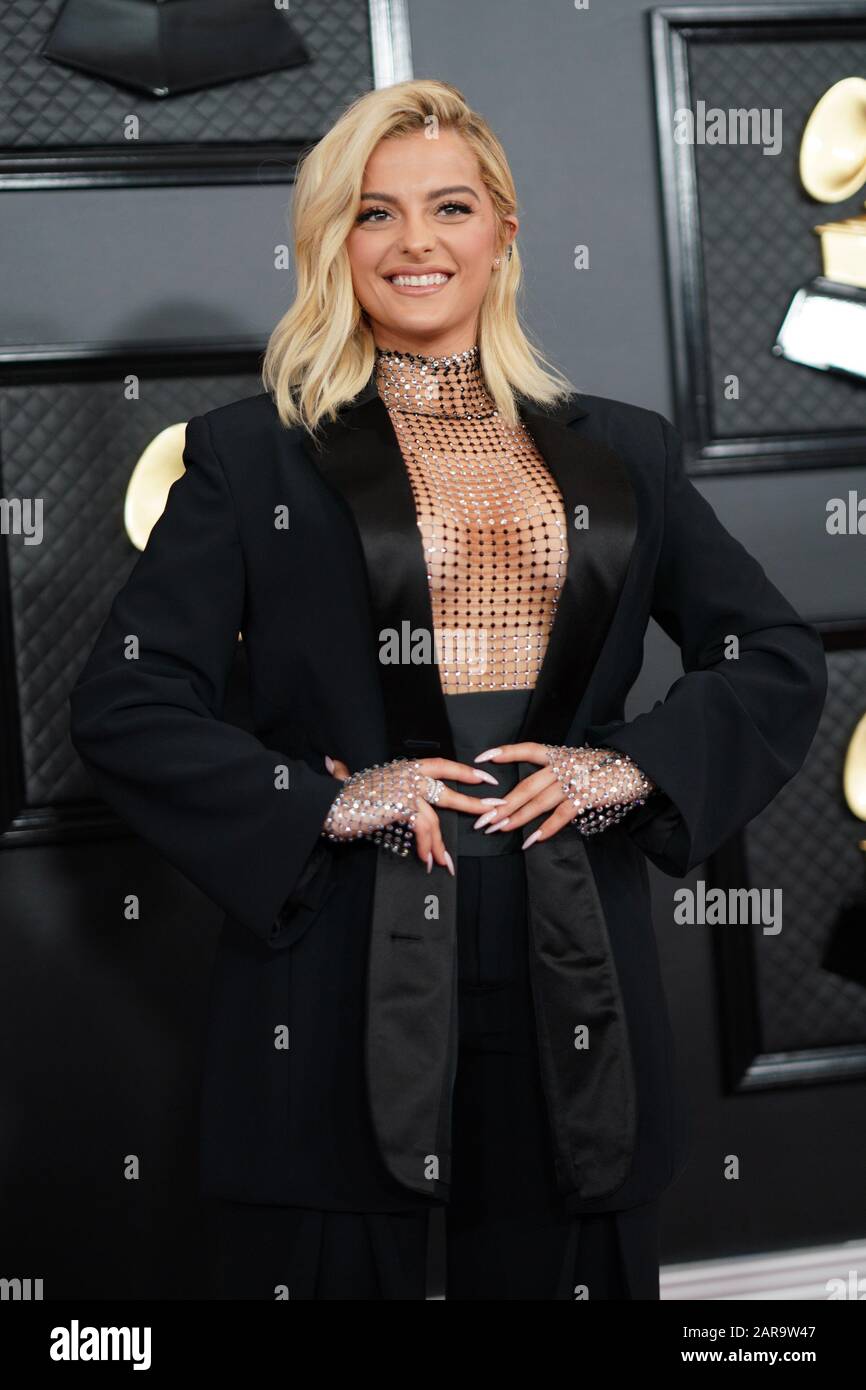 Los Angeles, Ca. 26th Jan, 2020. Bebe Rexha at the 62nd Grammy Awards ...