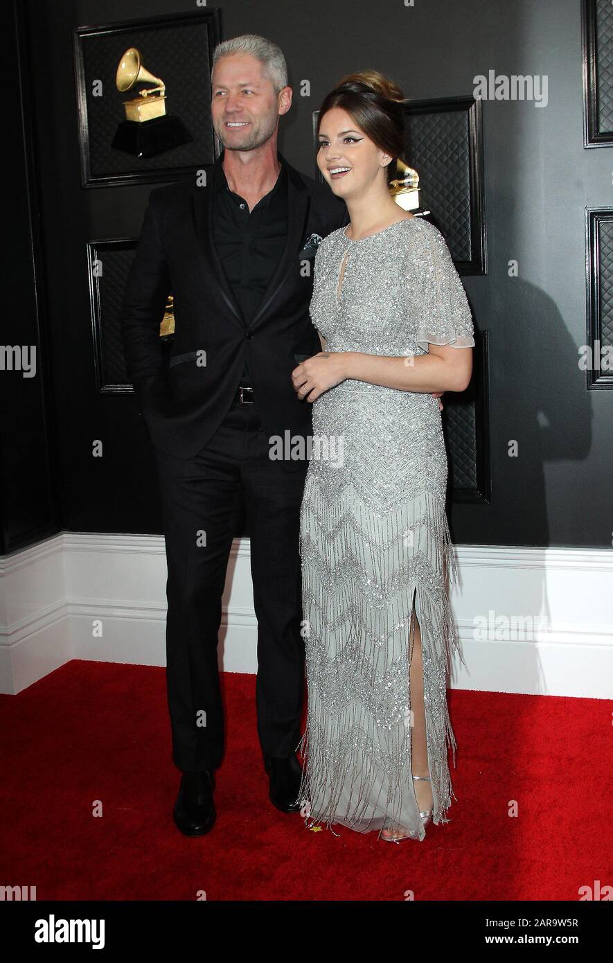 26 January 2020 - Los Angeles, California - Sean Larkin, Lana Del Rey ...