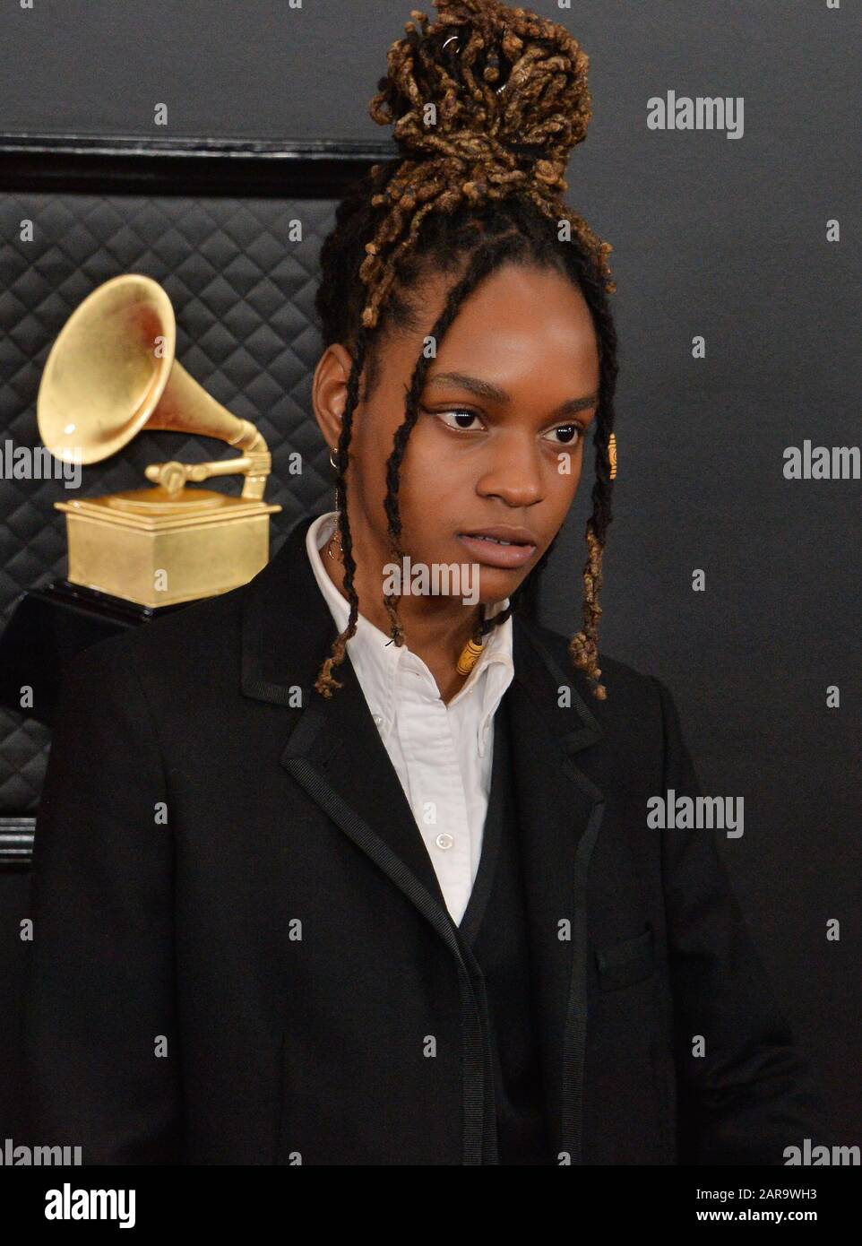 Los Angeles, CA, USA. 26th Jan 2020. Koffee arrives for the 62nd annual ...