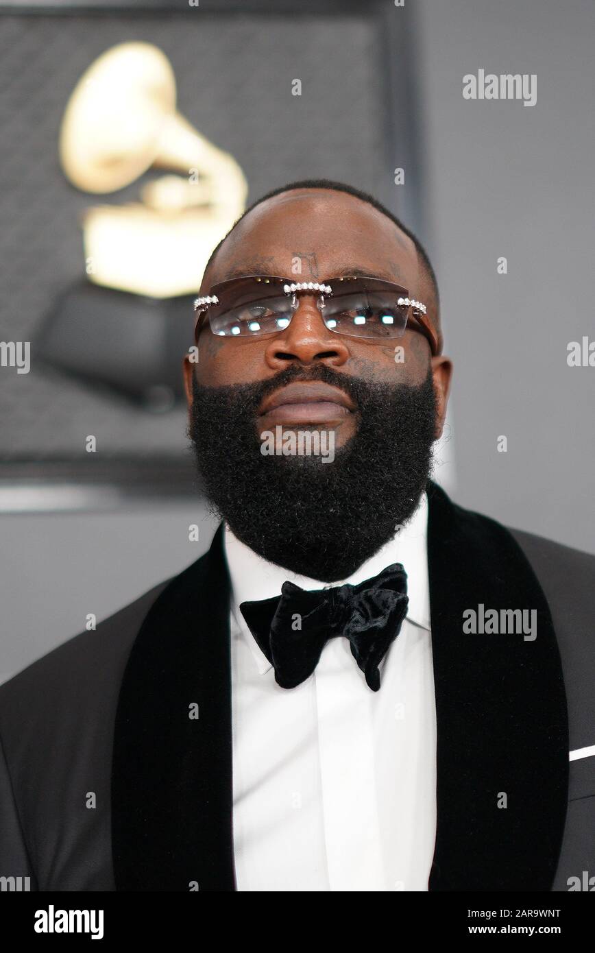 Los Angeles, Ca. 26th Jan, 2020. Rick Ross at the 62nd Grammy Awards at ...
