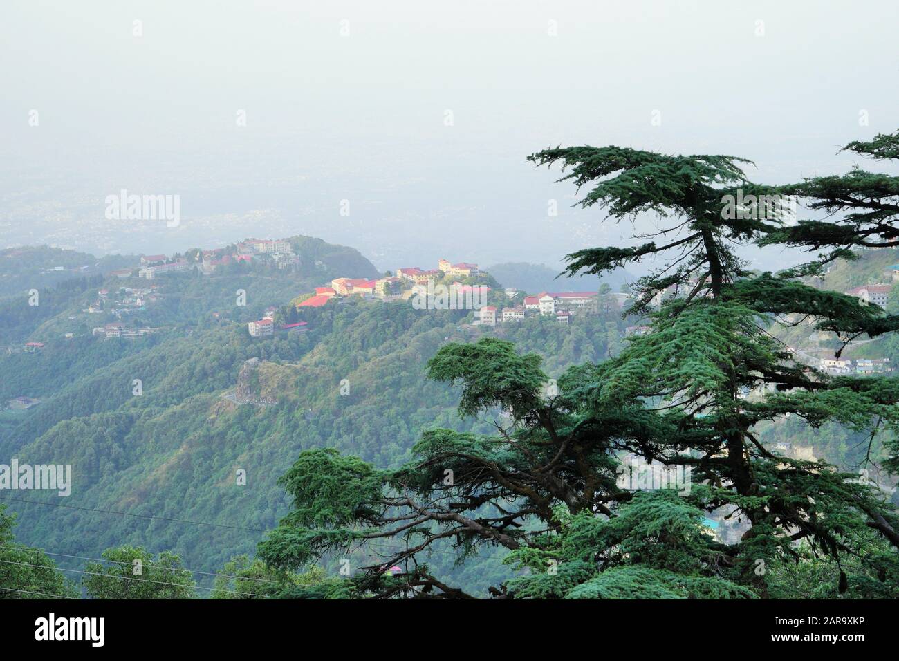 Woodstock School from Landour, Mussoorie, Uttarakhand, India, Asia ...