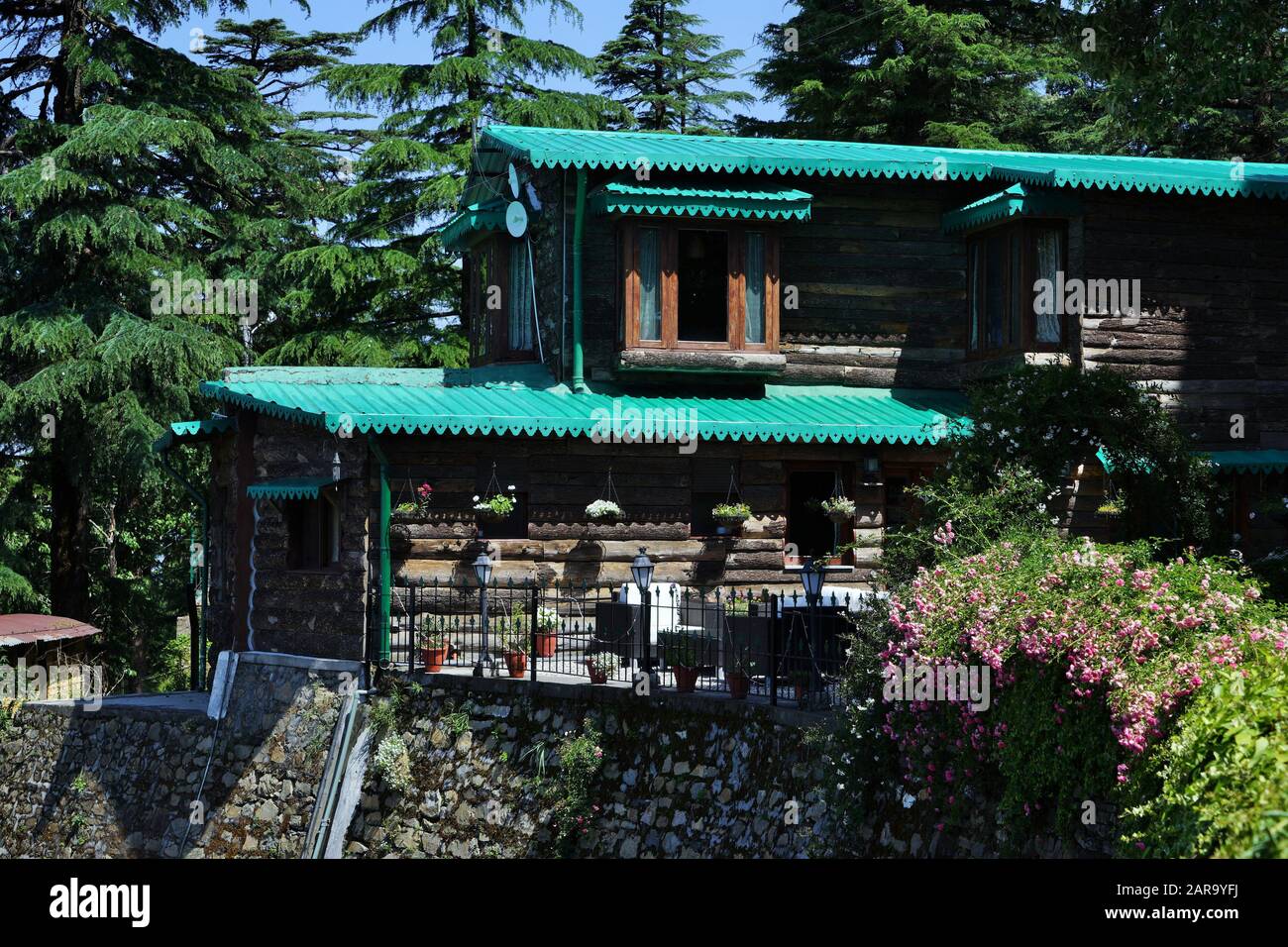 The Log Cabin at Rokeby Manor, Landour, Mussoorie, Uttarakhand, India ...