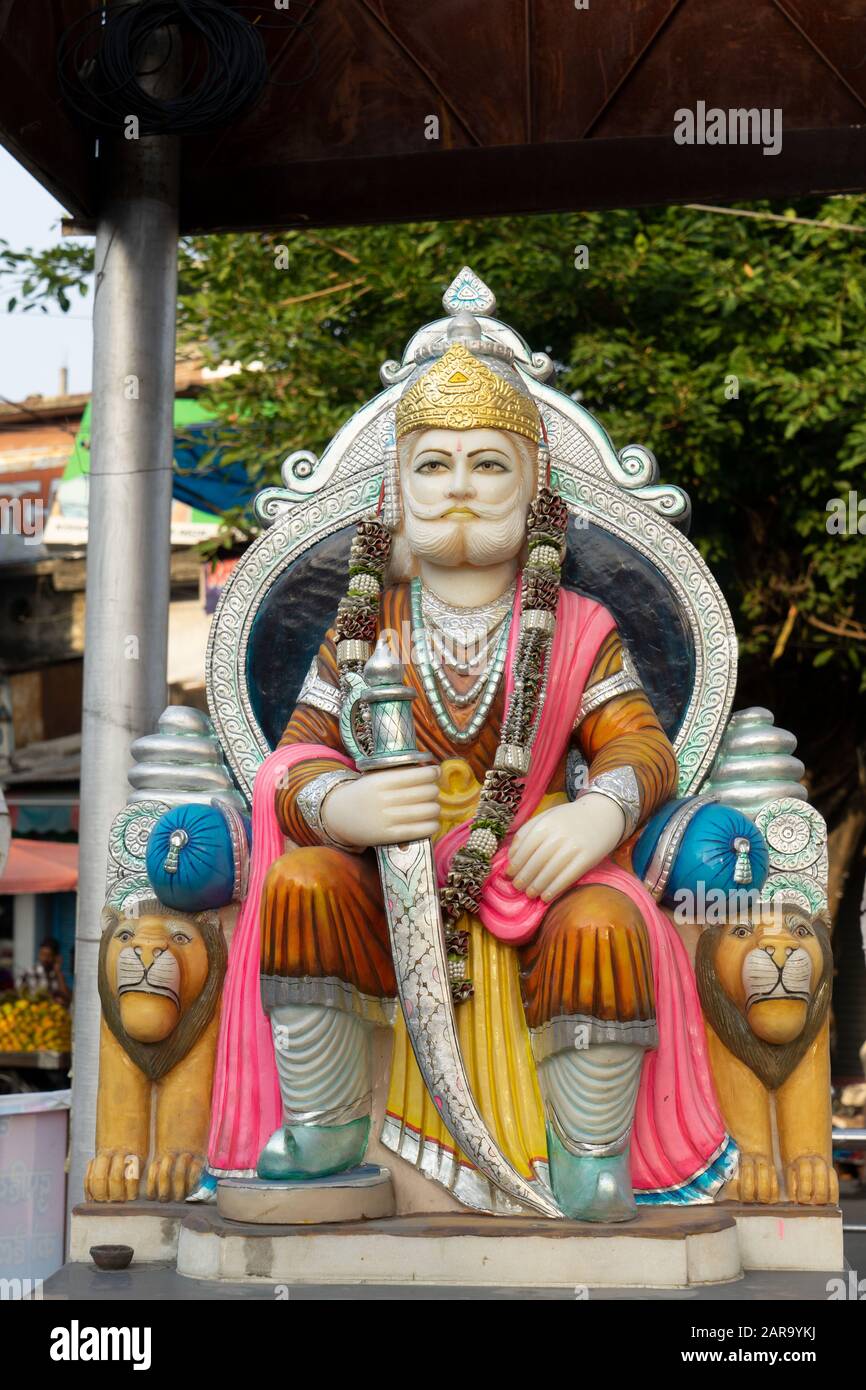 Maharaja Agrasen statue, Haldwani, Nainital, Kumaon, Uttarakhand, India ...