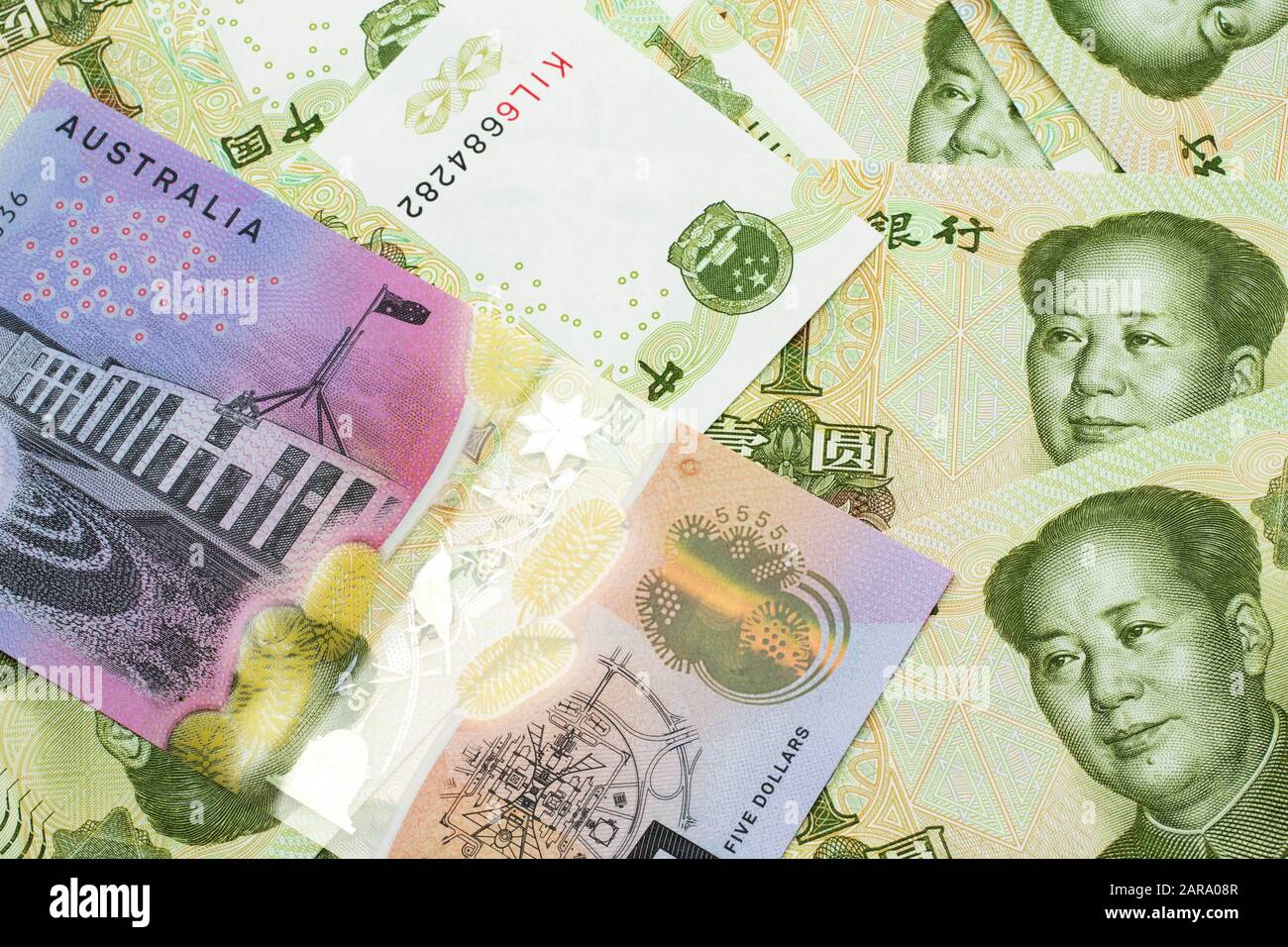 1 dollar australian bill hi-res stock photography and images - Alamy