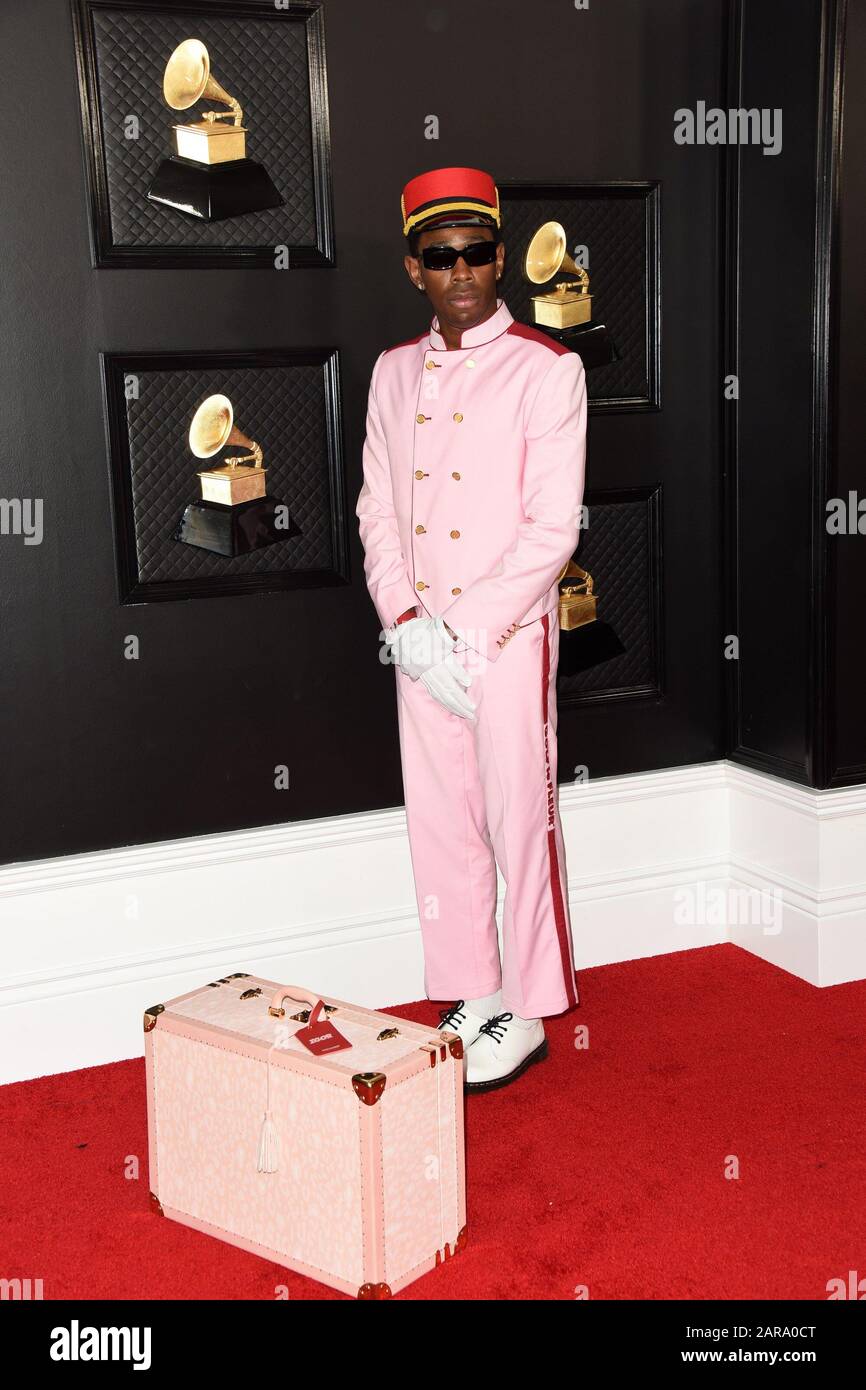 Los Angeles, CA. 26th Jan, 2020. Tyler the Creator at arrivals for 62nd ...