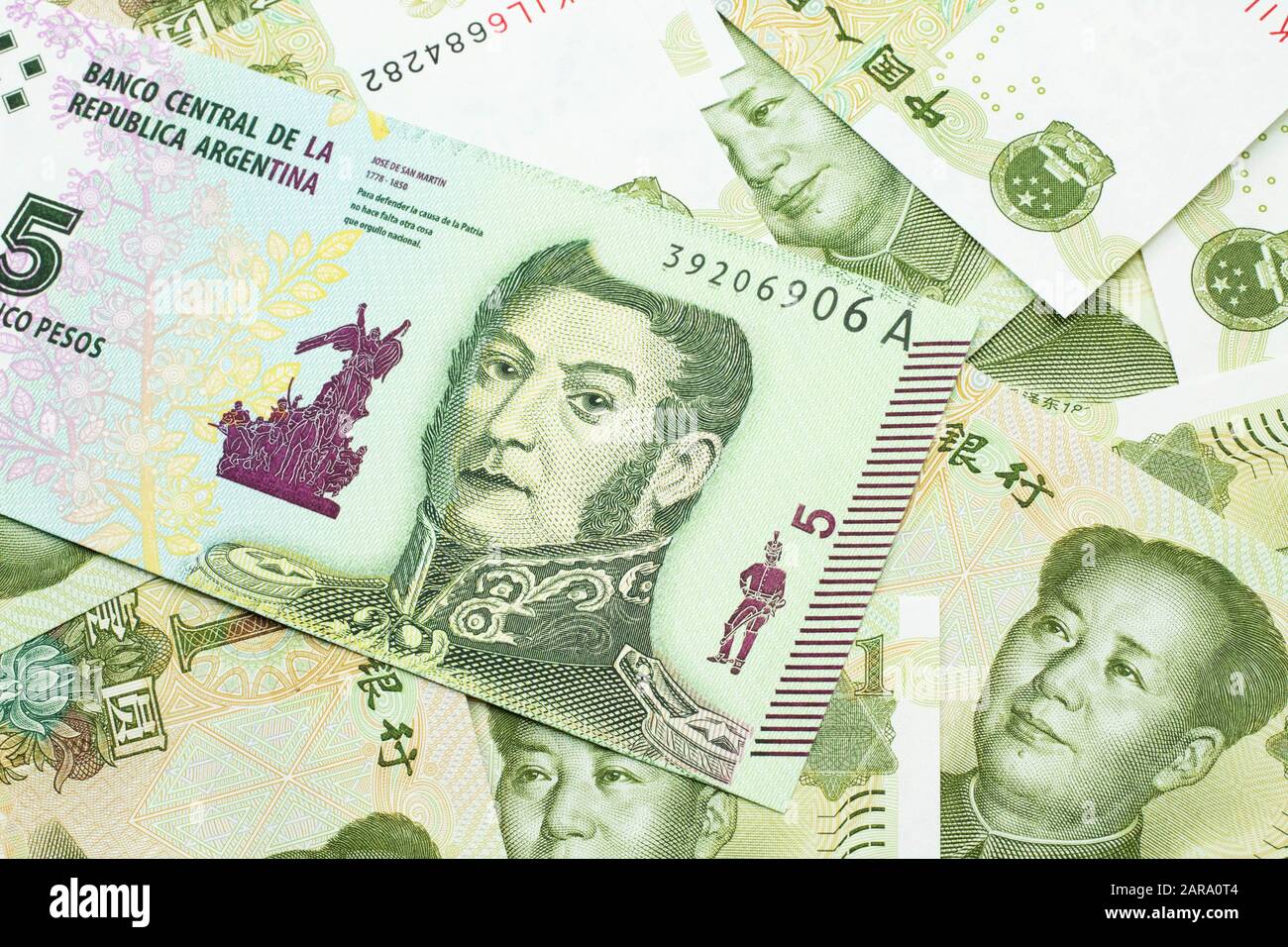 Currency argentina coins south america hi-res stock photography and ...