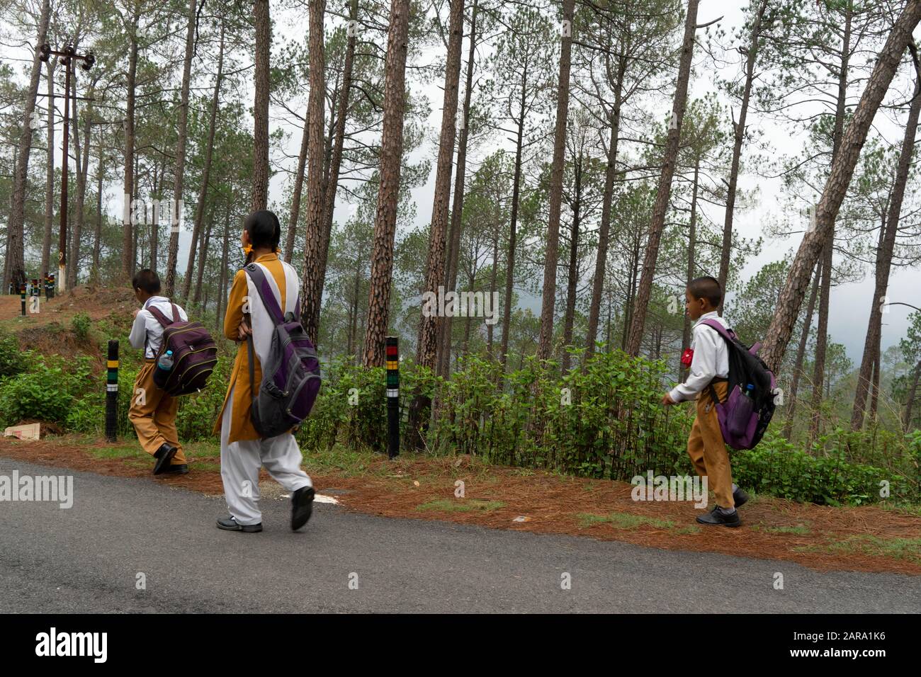 Indian school bags hi-res stock photography and images - Alamy