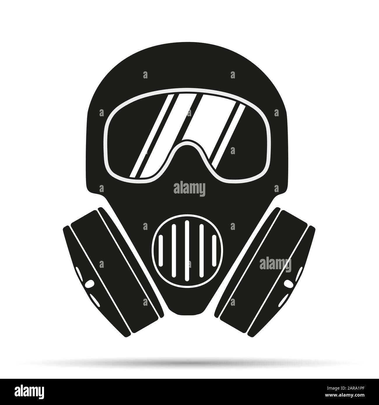 Nuclear symbol flat style Stock Vector Images - Alamy