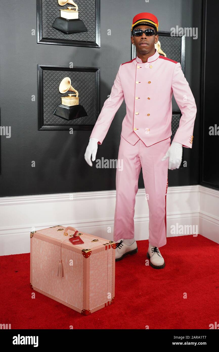 Los Angeles, Ca. 26th Jan, 2020. Tyler the Creator at the 62nd Grammy ...