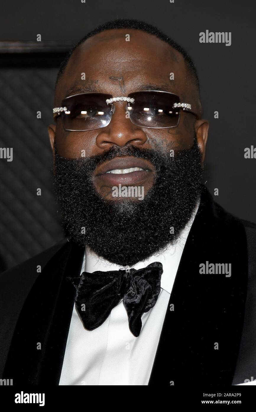 Los Angeles, CA, USA. 26th Jan 2020. Rick Ross arrives at the 62nd ...
