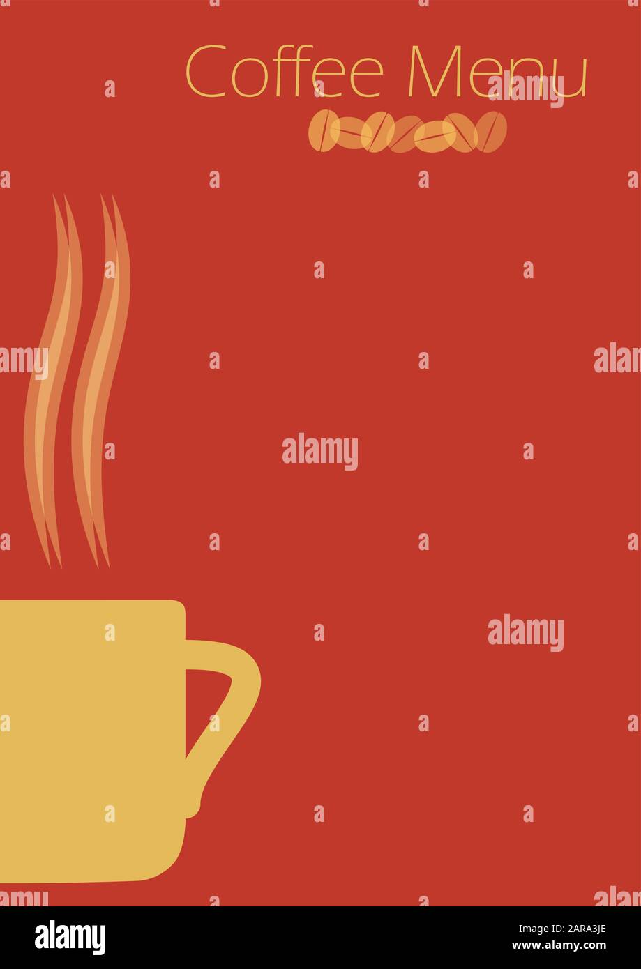 Coffee Shop Menu Background