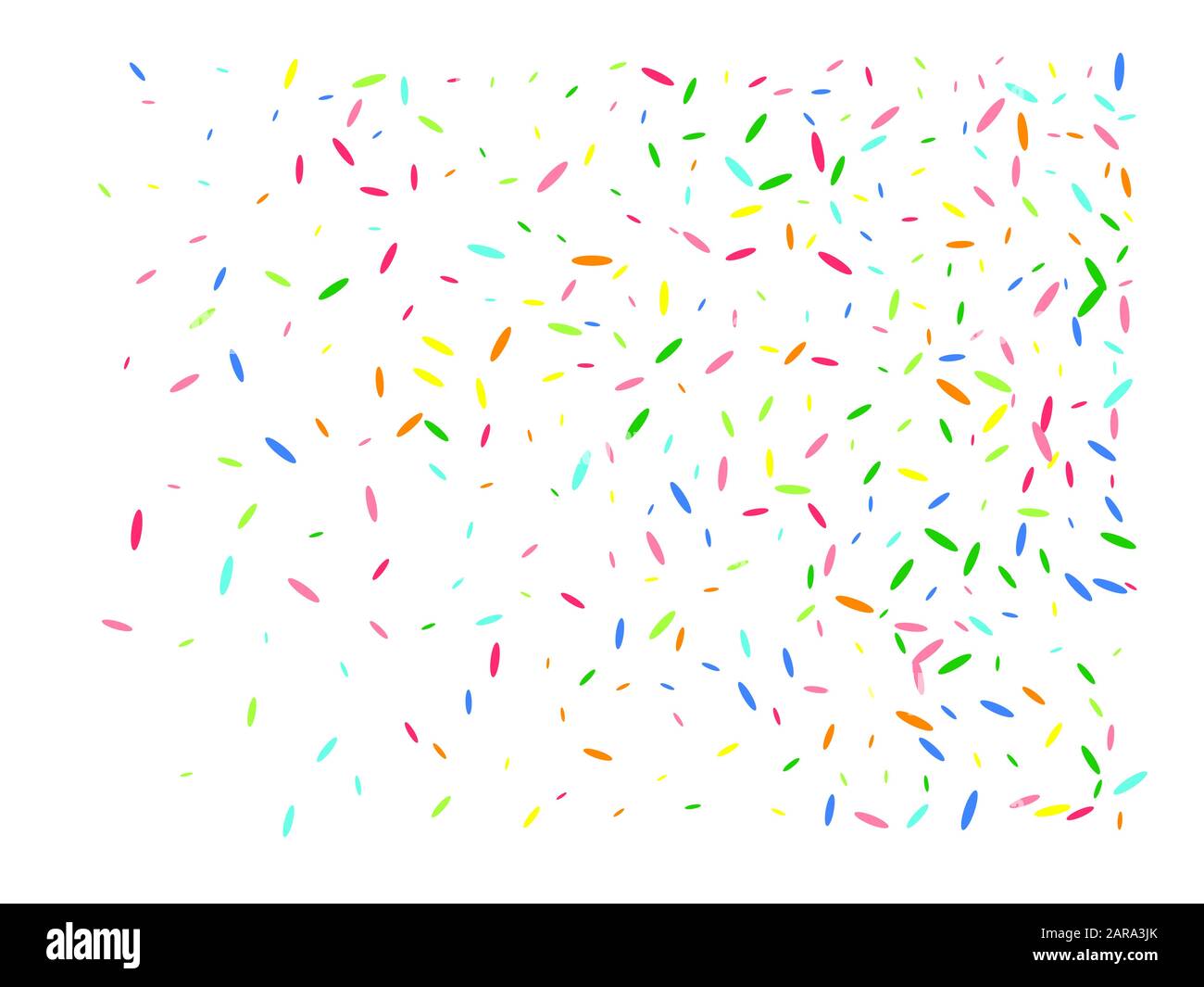 Multicolor hexagonal shapes galaxy. Super confetti assembled. Confetti ...