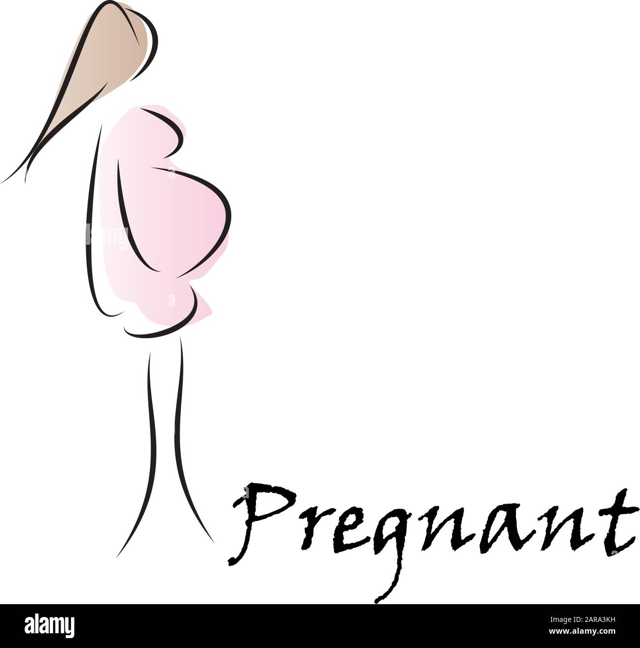 Vector sign pregnant and maternity Stock Vector Image & Art - Alamy