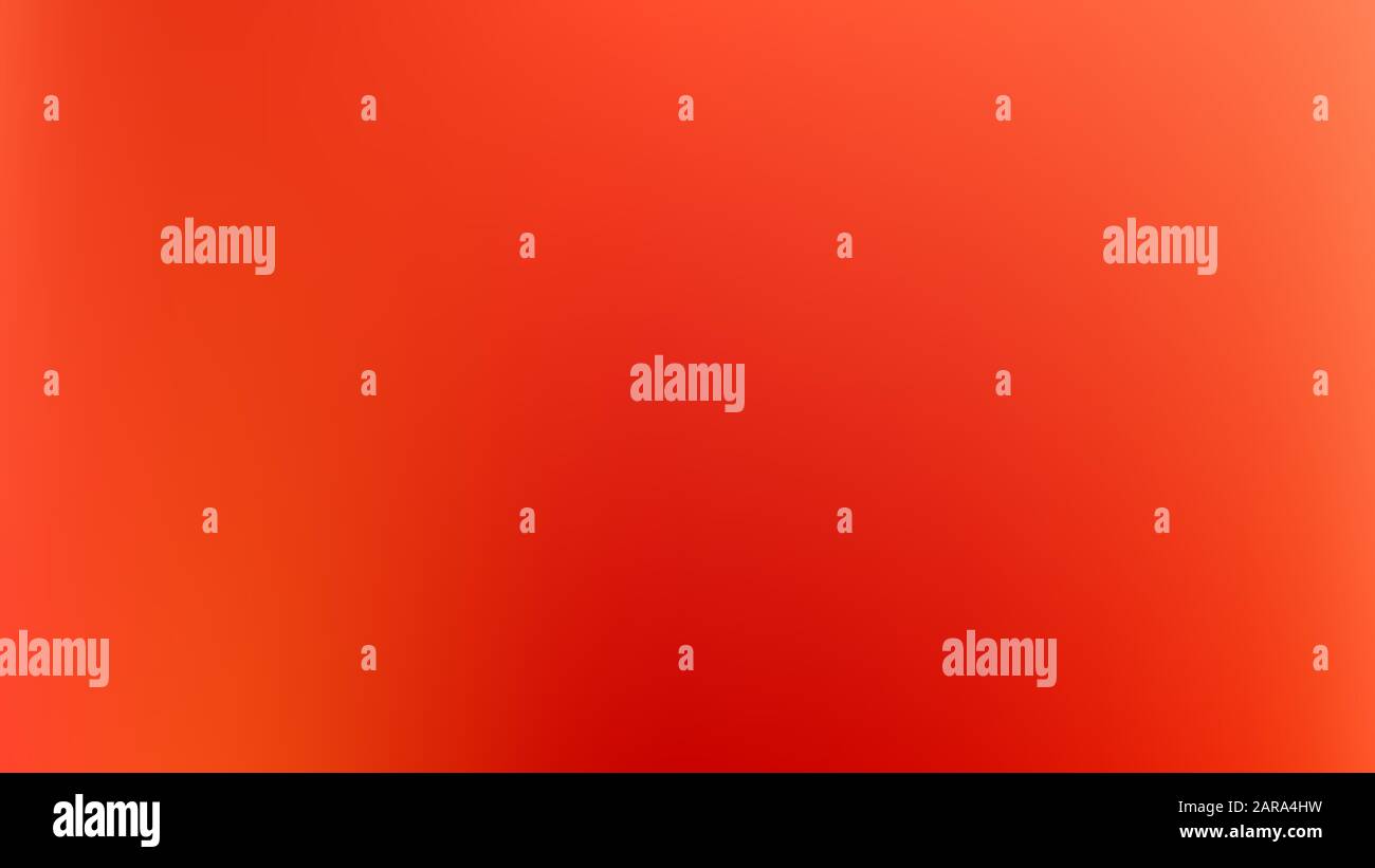 Vermilion colored abstract gradient mesh Background. Plain texture ...