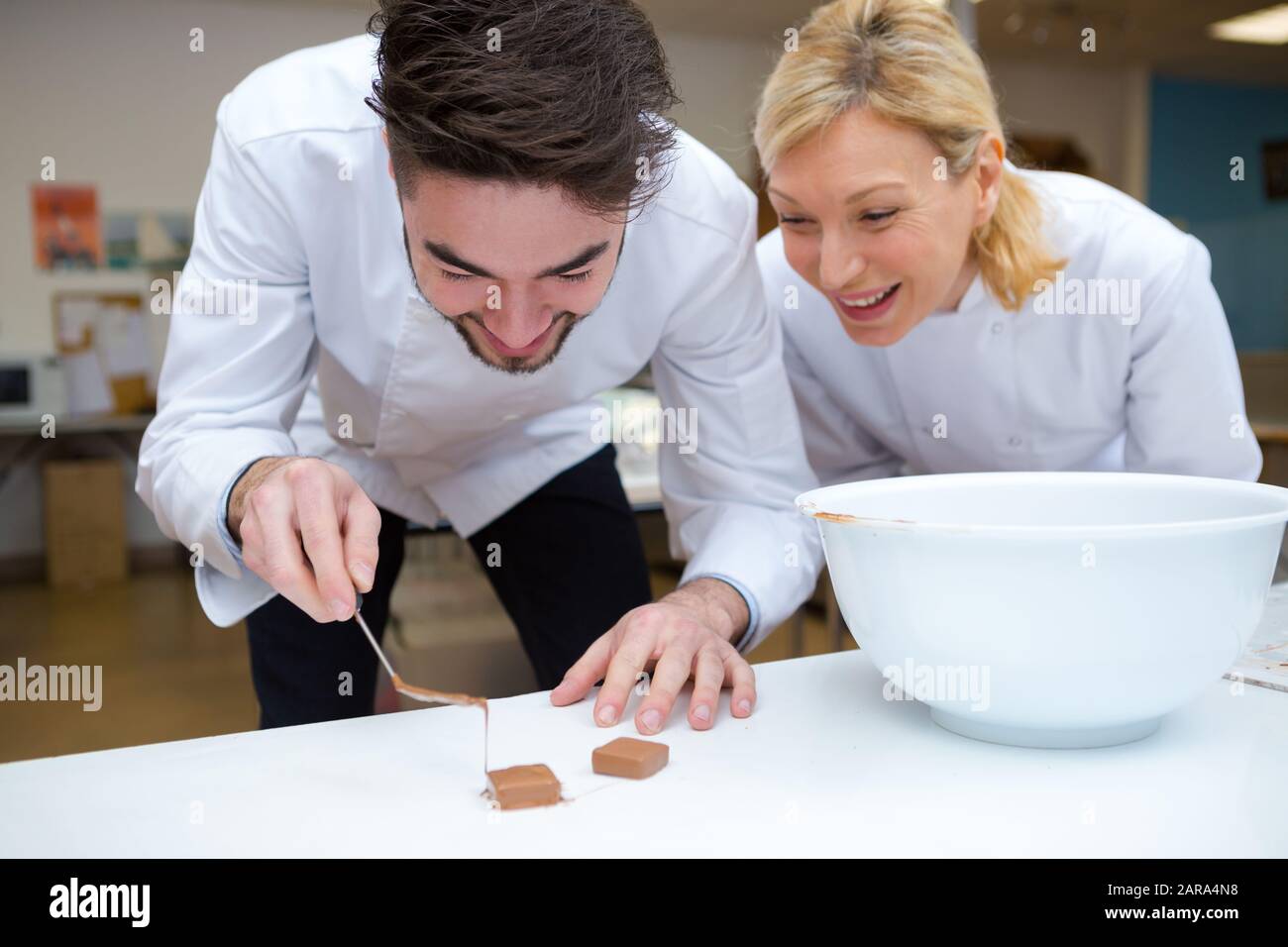 Production of chocolates hi-res stock photography and images - Alamy
