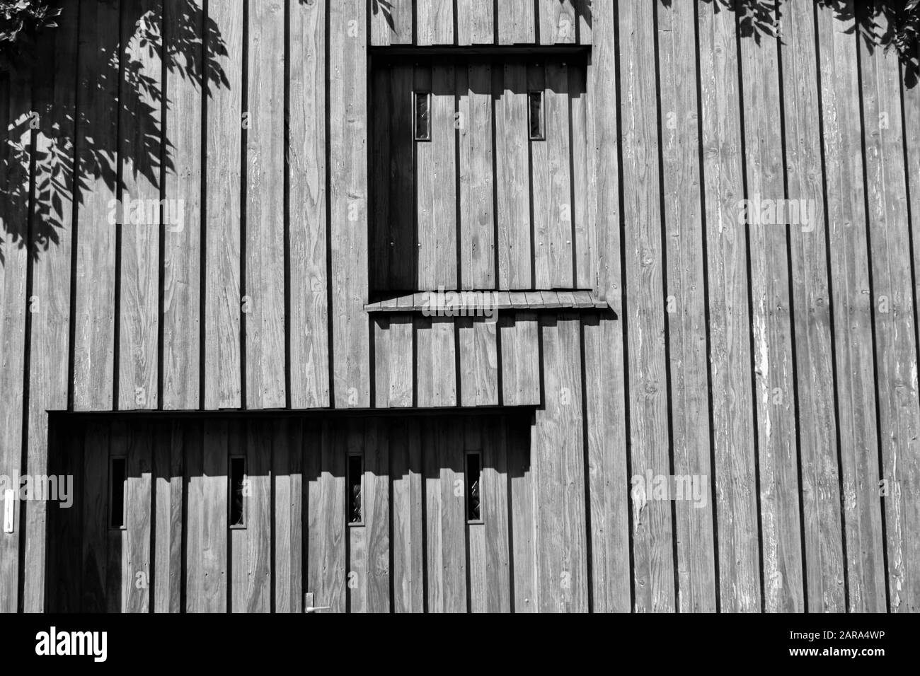 Closed houses Black and White Stock Photos & Images - Alamy