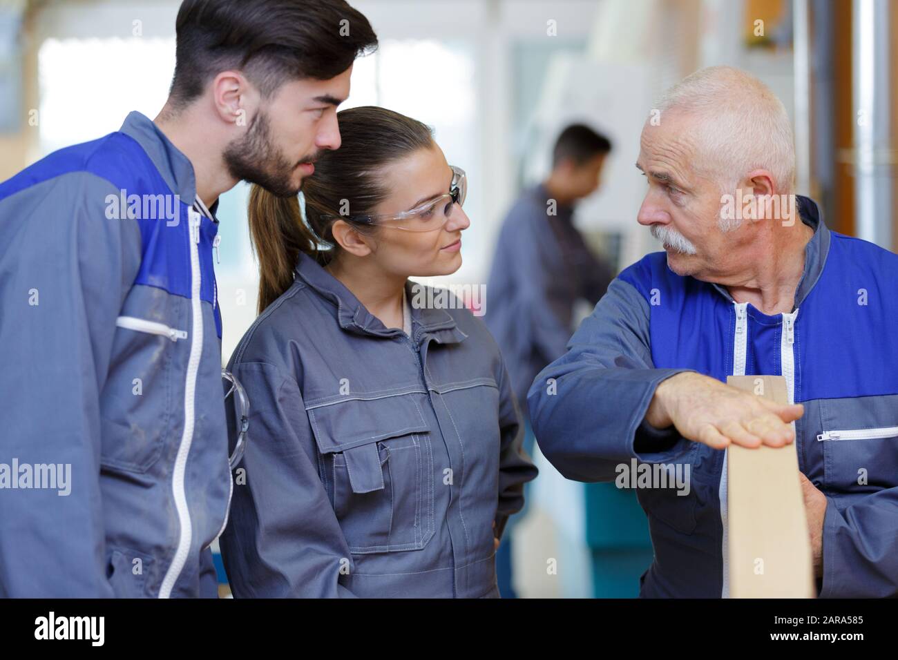 Male boss carpenter hi-res stock photography and images - Alamy