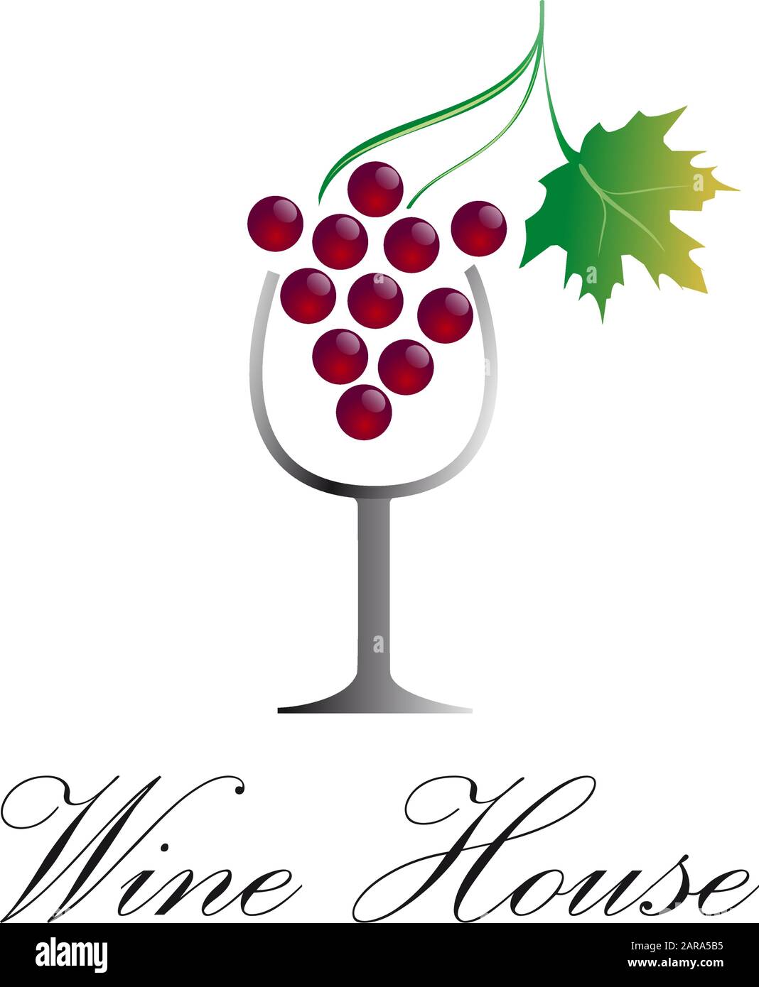 Vector sign red wine Stock Vector Image & Art - Alamy