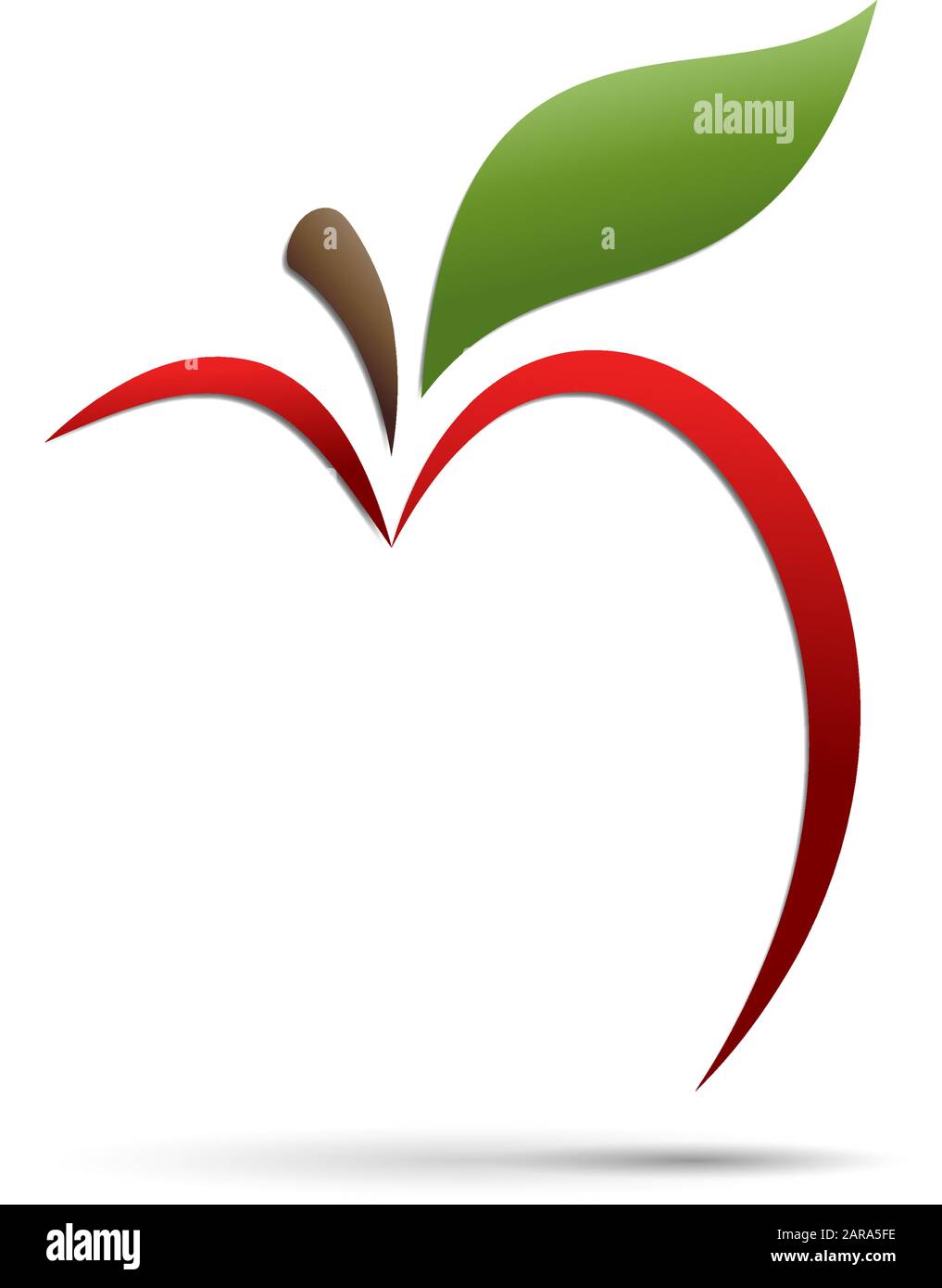 Vector sign abstract apple Stock Vector Image & Art - Alamy